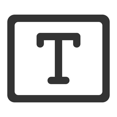 Symbol Text Svg Vector Icon Free Icons Uihere