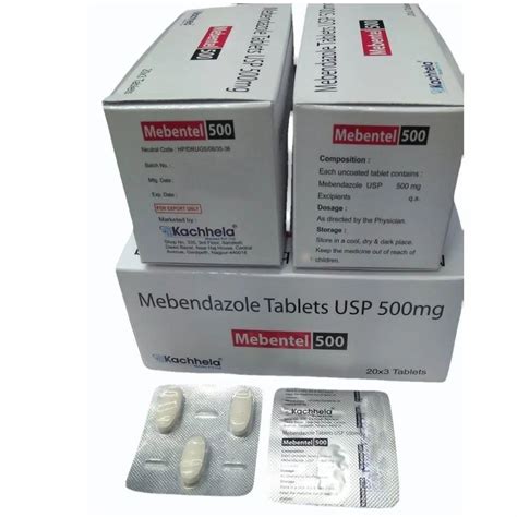 Mebendazole Tablet 500 Mg At ₹ 110strip Mebex Tablets In Nagpur Id
