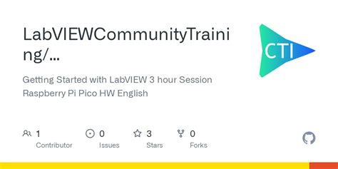 Github Labviewcommunitytraining Gettingstartedlabview English