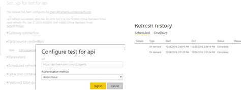 Scheduled Refresh For Web Connection Failing And R Microsoft Fabric Community