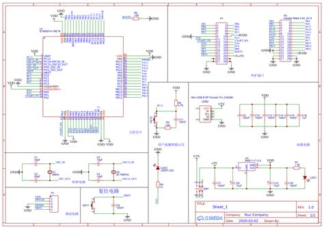 STM内部 立创EDA开源硬件平台
