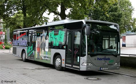OVG 19 (GP OV 19) wirbt für Hartlieb Vital. Aufgenommen am ZOB ...