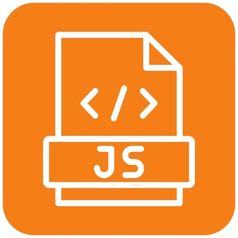 Premium Vector Javascript Vector Icon Design Illustration