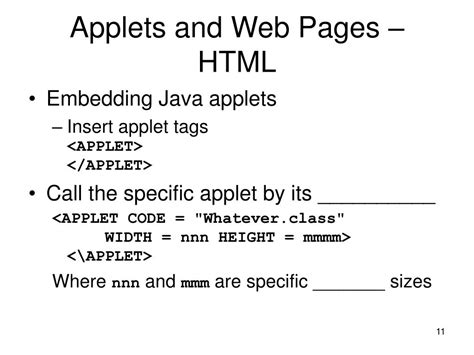 Ppt Java Applets Powerpoint Presentation Free Download Id5425456