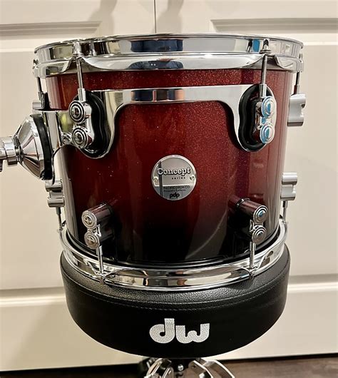 PDP Pacific Drum Concept Maple 9 X12 Rack Tom Red To Black Reverb
