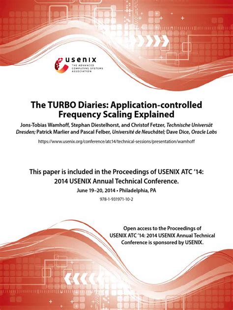 The Turbo Diaries Application Controlled Frequency Scaling Explained Pdf