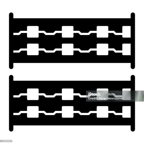 간단한 인쇄 회로 기판 레이아웃 솔리드 아이콘 전자 개념 흰색 배경에 간단한 Pcb 벡터 기호 글리프 스타일 아이콘 모바일 개념