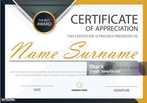 벡터 일러스트 레이 션 화이트와 블랙 우아함 수평 인증서 옐로우 0명에 대한 스톡 벡터 아트 및 기타 이미지 0명 금 금속 노랑 Istock