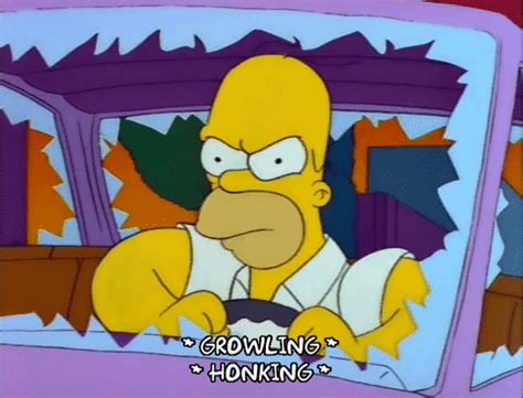 Honking Homer Simpson Angry  On Er By Merisar
