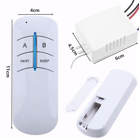 Ключ 220v с еднопосочно дистанционно управление 1000w включване изключване от 20 30 метра