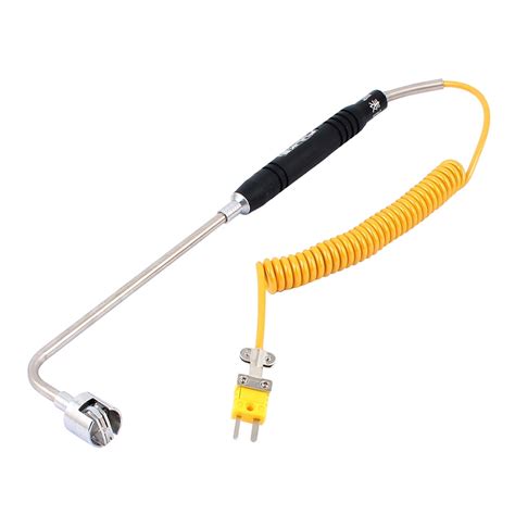 Wrnm 02 50 500 K Type Curved Head Temperature Sensor Surface Thermocouple Probe