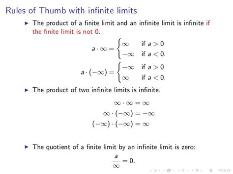Lesson 4 Limits Involving Infinity