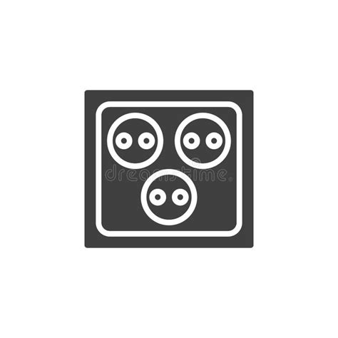 Electrical Socket Types Vector Icons Set Stock Vector Illustration Of Pictogram Flat 203654914