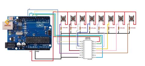 สอนใช้งาน Arduino Ic 74hc165 1 ตัว ขยายขา Digital Input ขาย Arduino อุปกรณ์ Arduino คุณภาพดี