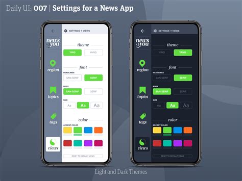 Daily Ui 007 Settings By Sharon Belanger Tender On Dribbble
