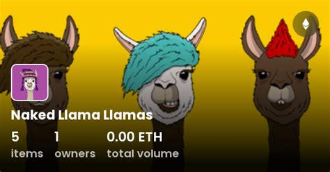 Naked Llama Llamas Collection Opensea