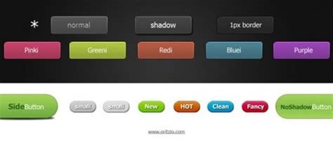 Amazing Web UI Buttons Set PSD Free Vector Download FreeImages