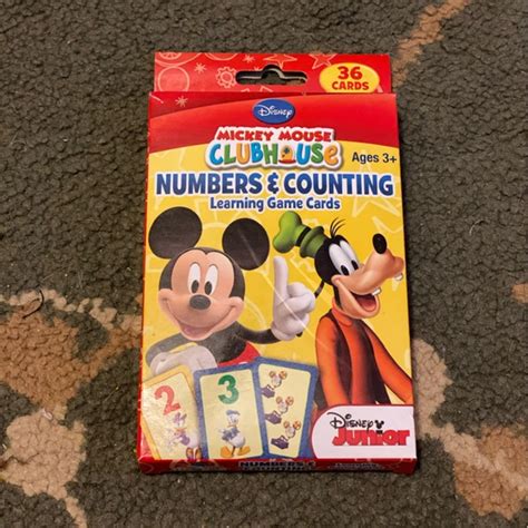 Disney Toys Mickey Mouse Clubhouse Flash Cards Learning Workbook