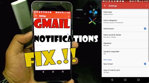 Gmail Notifications Not Showing Fix Youtube