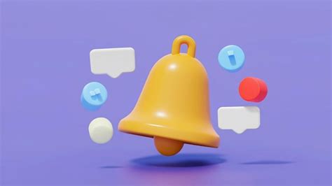 Premium Ai Image 3d Minimal Turnon Notification Concept New Update Reminder New Notification