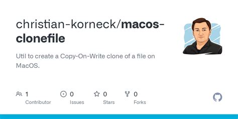 Github Christian Korneckmacos Clonefile Util To Create A Copy On
