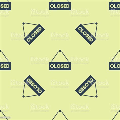 파란색 매달려 기호 텍스트 닫기 아이콘 흰색 배경에 원활한 패턴을 격리 카페 또는 레스토랑의 비즈니스 테마 벡터 일러스트레이션 0명에 대한 스톡 벡터 아트 및 기타 이미지