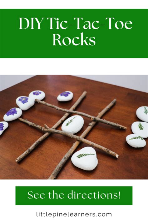 Diy Tic Tac Toe • Little Pine Learners