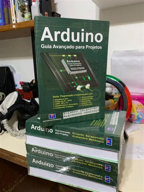 livro arduino guia avançado para projetos capa dura livros de alexandre mendonça e ricardo