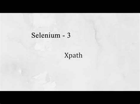 Türkçe Selenium Xpath Selenium Ders 3 YouTube