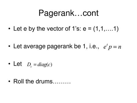 Ppt Pagerank Powerpoint Presentation Free Download Id2076381