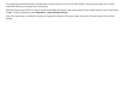 Impact Policy And Priority Configuration Configuration Best Practices—dell Storage With