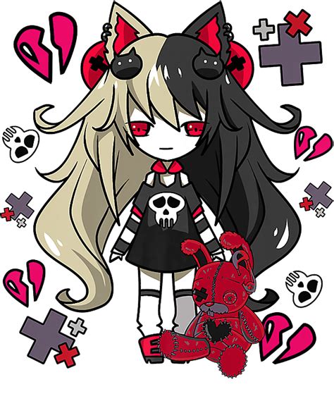 Pastell Goth Chibi Cute Chibi Kawaii Anime Pastel Goth T Shirt Unisex