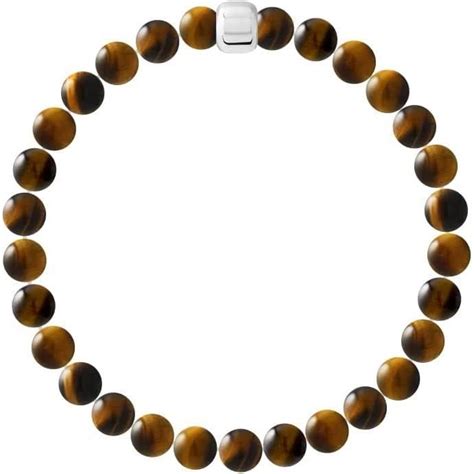 Bracelet Zen Pouvoir De Protection Oeil De Tigre 6 Mm Argent 925