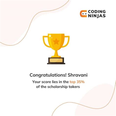 Shravani Kulkarni On Linkedin Codingninjas Achievements