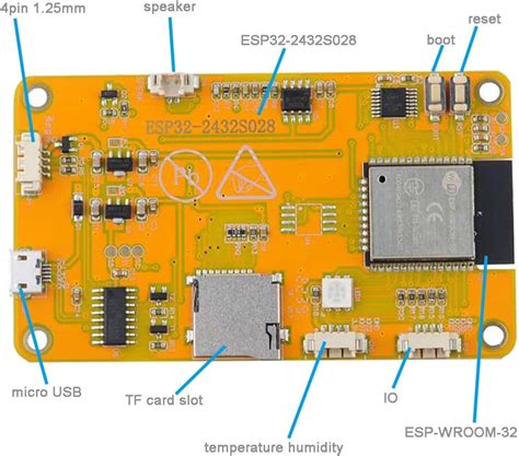esp32 smart wifi development board with 2 8 inches display cyd chea microscale