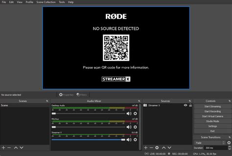 How to Setup the Streamer X to OBS RØDE