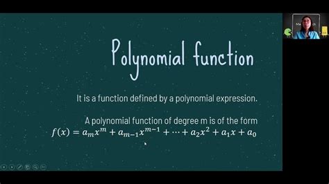 polynomial function definition