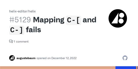 Mapping `c ` And `c ` Fails · Issue 5129 · Helix Editorhelix · Github