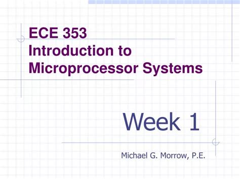 PPT ECE 353 Introduction To Microprocessor Systems PowerPoint Presentation ID 1586475