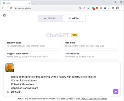 Using Gpt 4 With Vision As An Art Critic Towards Data Science
