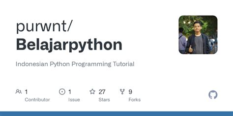 Github Purwntbelajarpython Indonesian Python Programming Tutorial