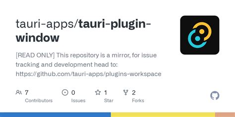 Github Tauri Appstauri Plugin Window Read Only This Repository Is
