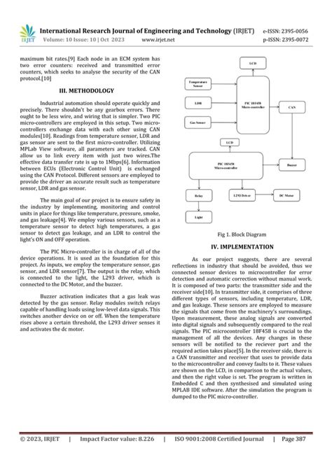 Can Bus Integration For Enhanced Industrial Control And Safety Pdf