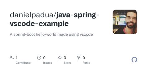 github danielpadua java spring vscode example a spring boot hello world made using vscode