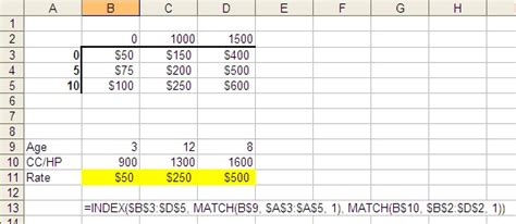 Excel Index Referencing With Relative Values Stack Overflow