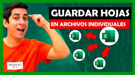 Como Guardar Tus Hojas De Excel En Diferentes Archivos