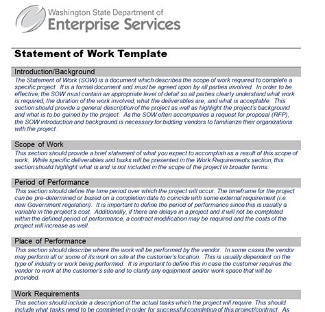 Download 20 Best Scope Of Work Templates In Ms Word