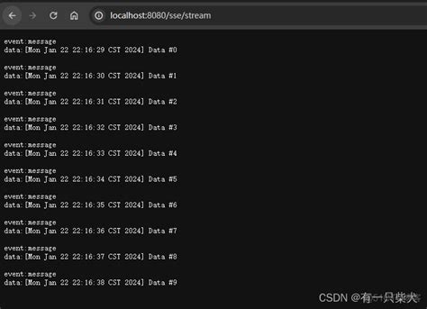 09 Springboot集成sse服务端推流51cto博客springboot Sse推送