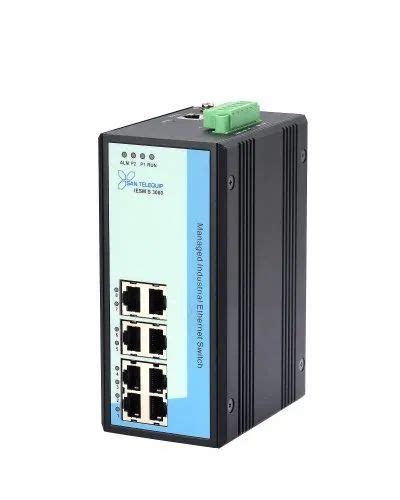 San Telequip IESM S 3080 8 Port Managed Industrial Ethernet Switch At Rs 17590 In Pune