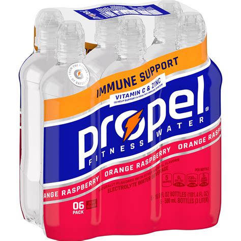 Propel Orange Raspberry Flavored Electrolyte Water Beverage Smartlabel™